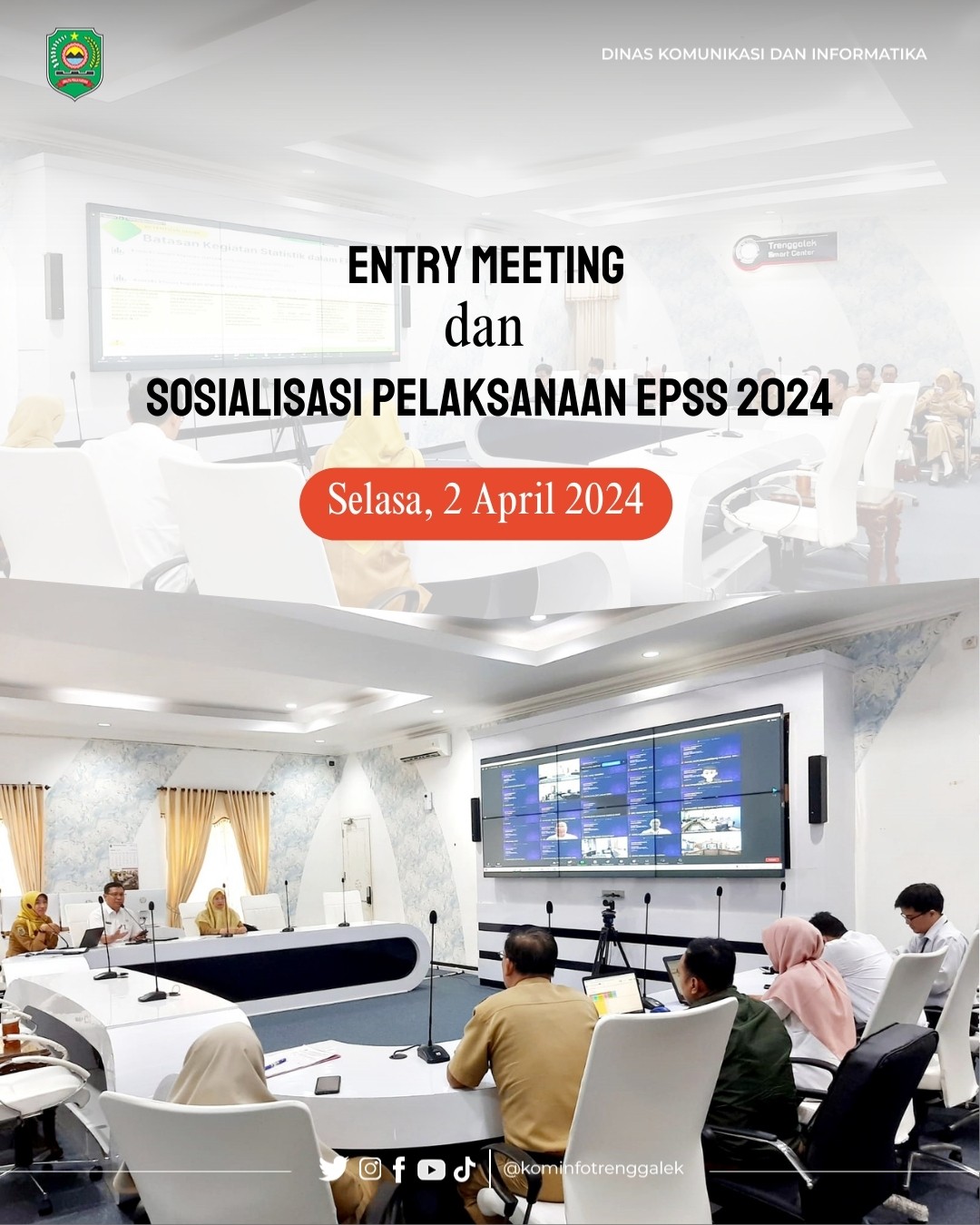 Entry Meeting Dan Sosialisasi Pelaksanaan EPSS 2024 - Dinas Kominfo Trenggalek